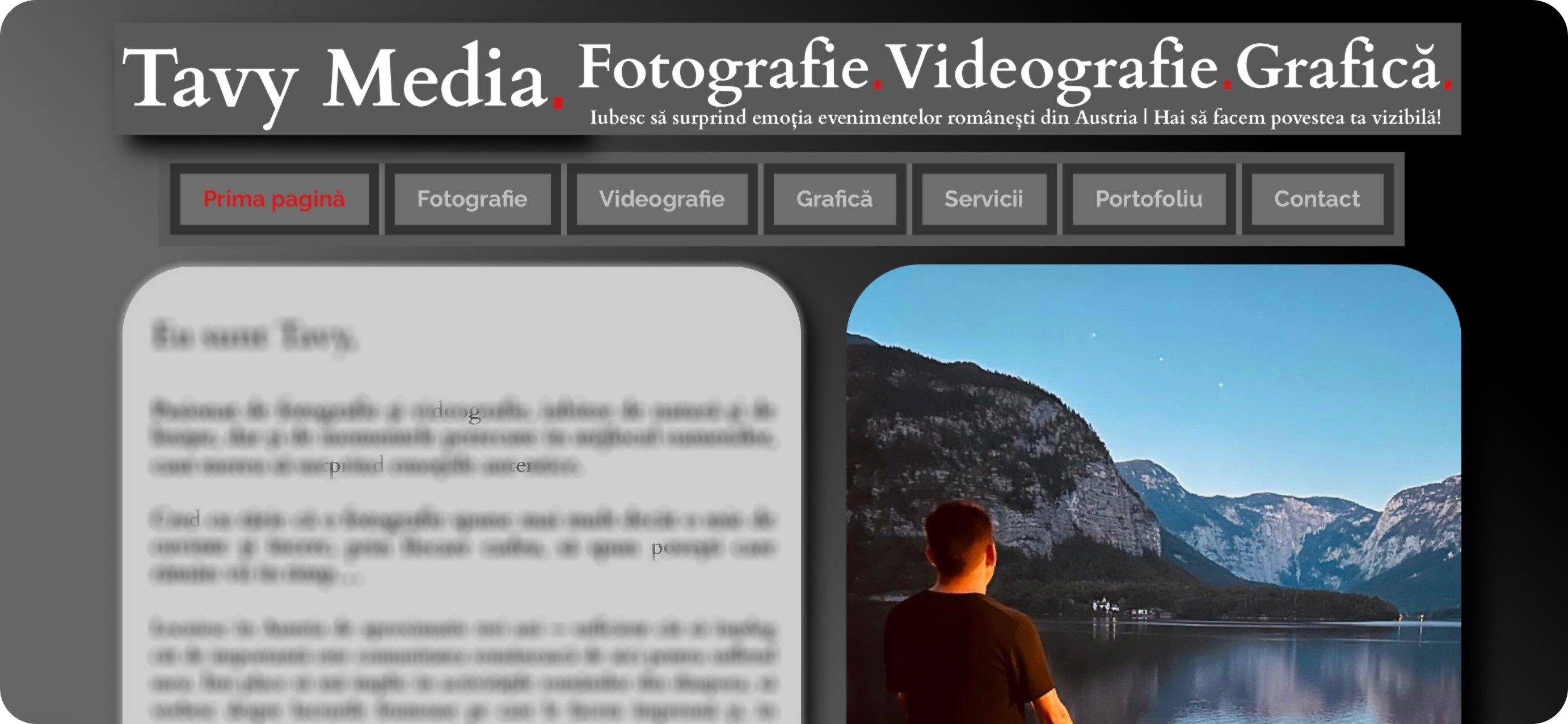 Tavy MEDIA - Photography -Videography - Graphics » Prima pagină